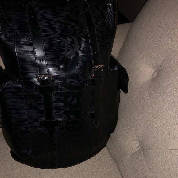 Supreme | Bags | Louis Vuitton X Supreme Christopher Backpack Epi ...